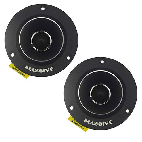 Massive Audio T35 120W RMS 25.5mm Surface Mount Bullet Tweeters ...