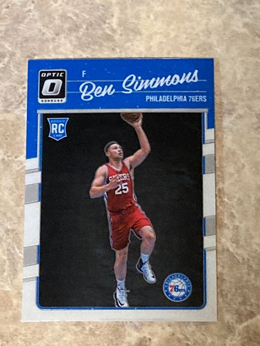 2016-17 Ben Simmons Donruss Optic Rookie Card RC 151 Brooklyn Nets | eBay
