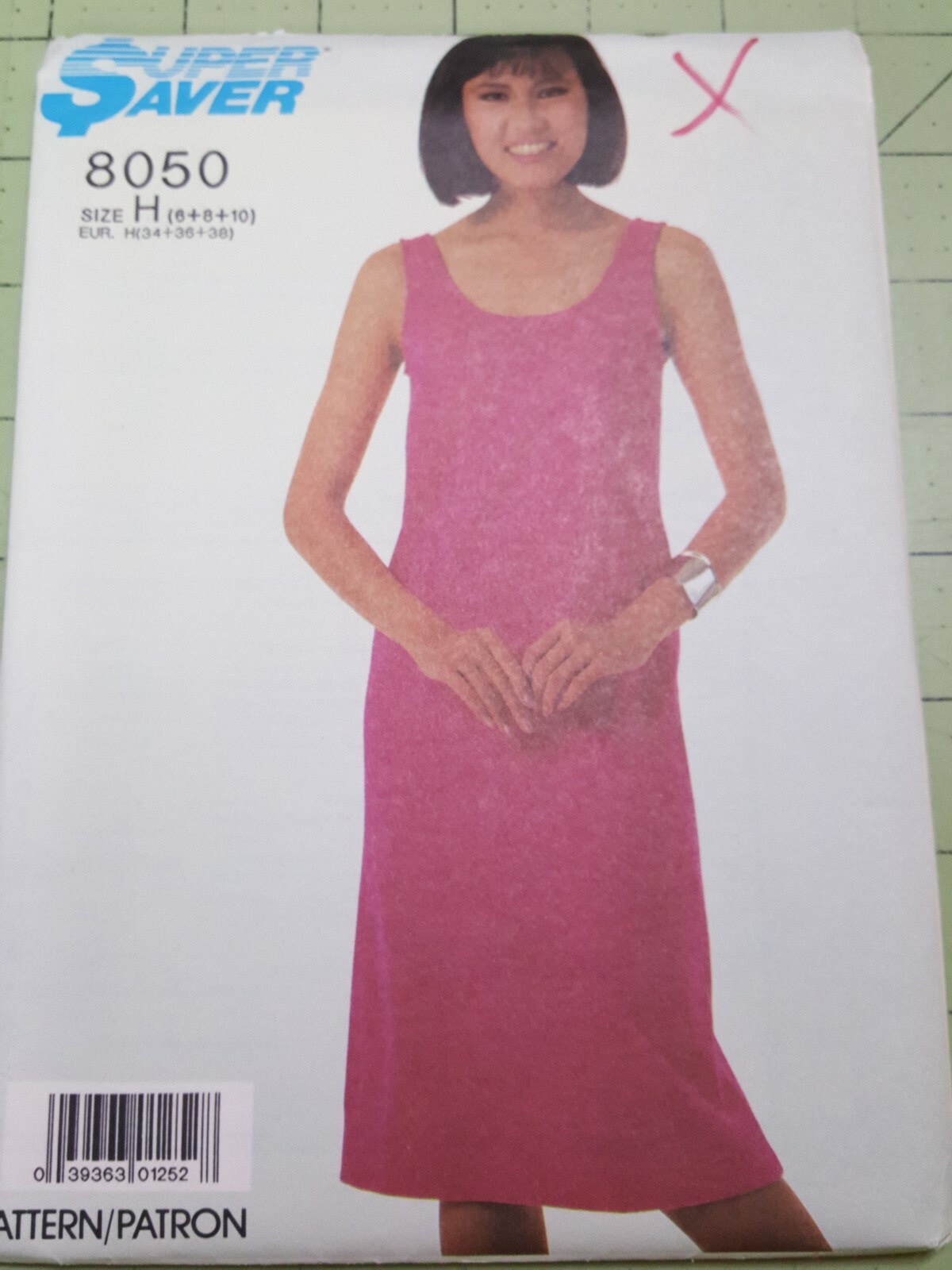 Vintage Simplicity Pattern 8050 Scoop Neck Super Saver Dresses Size 6 8 ...