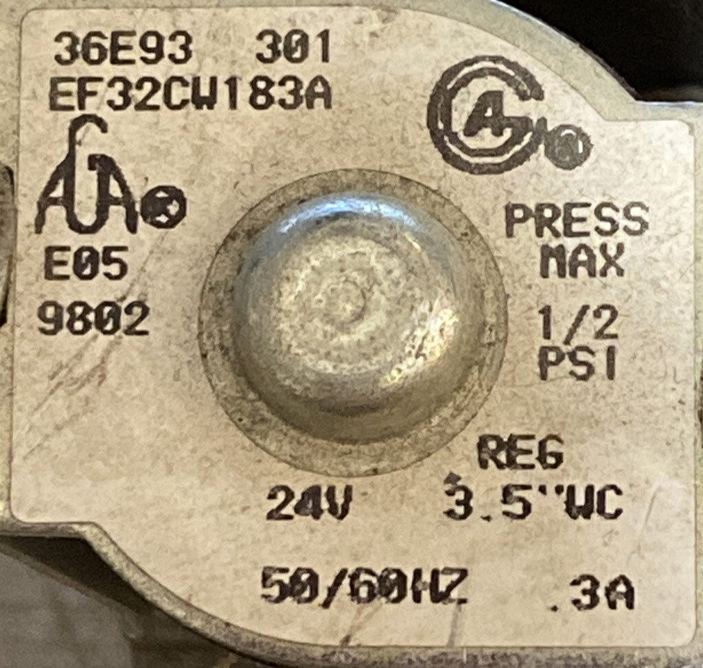 Furnace Gas Valve 36E93 301 | eBay