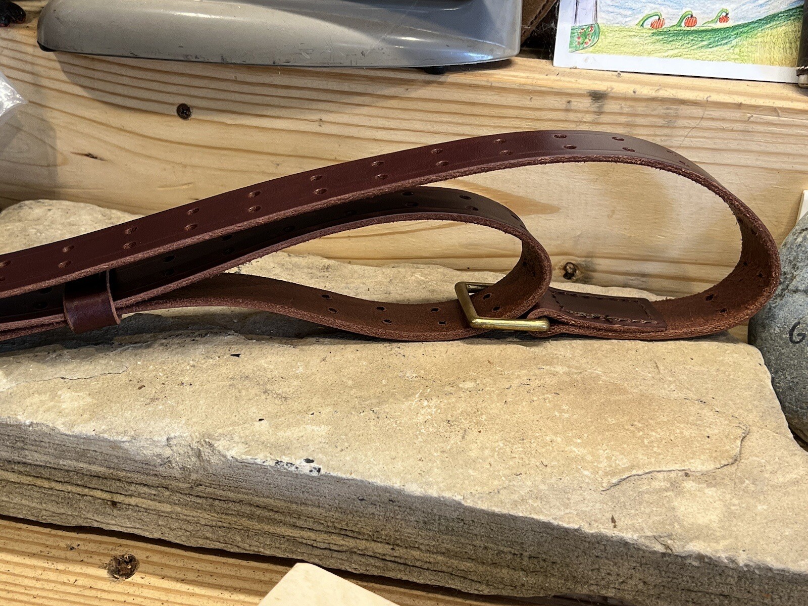 M1907 Rifle Strap / Sling - Full Grain English Bridle Leather ...