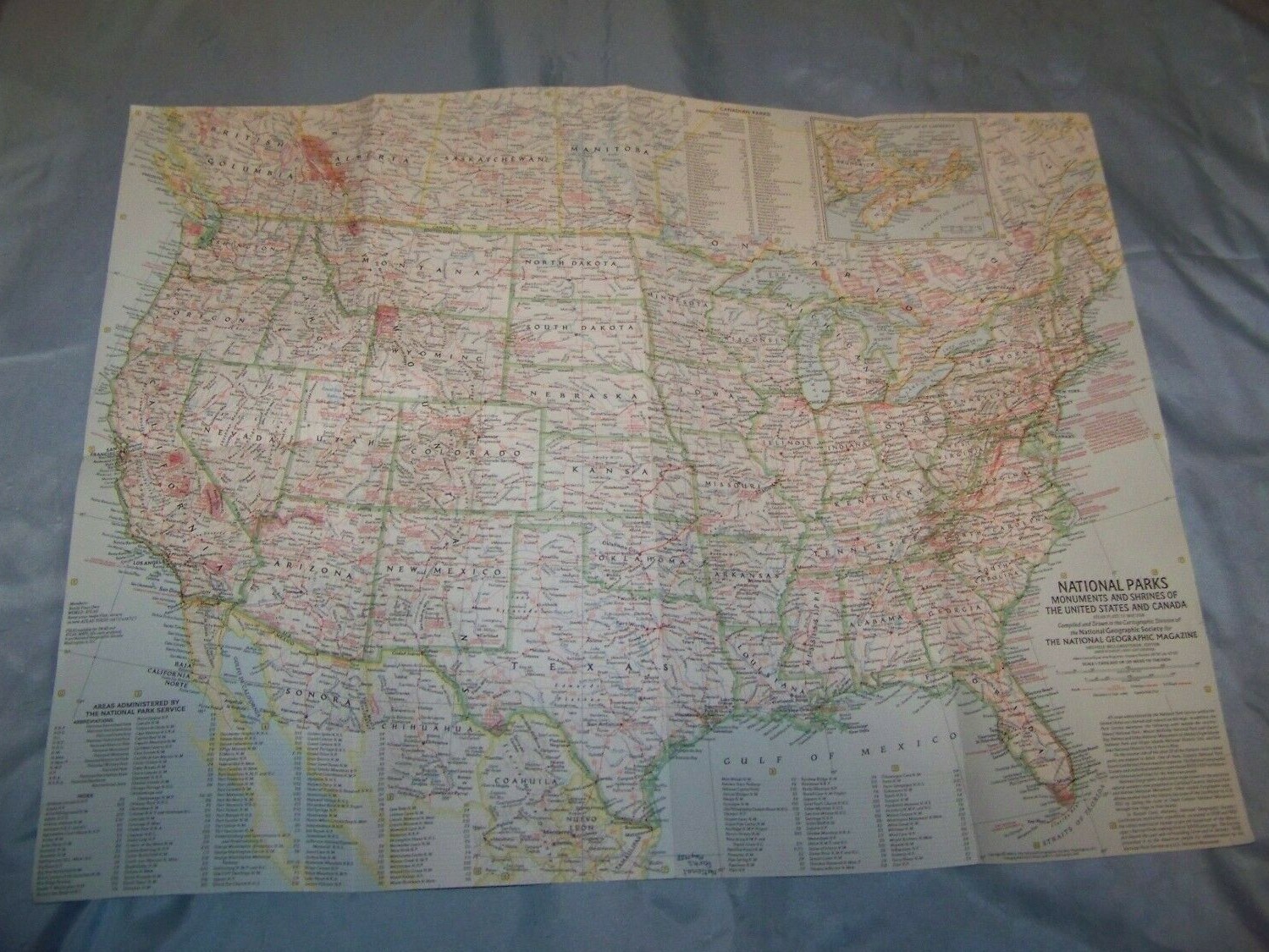 National Parks Monuments & Shrines Of United States & Canada Vintage ...