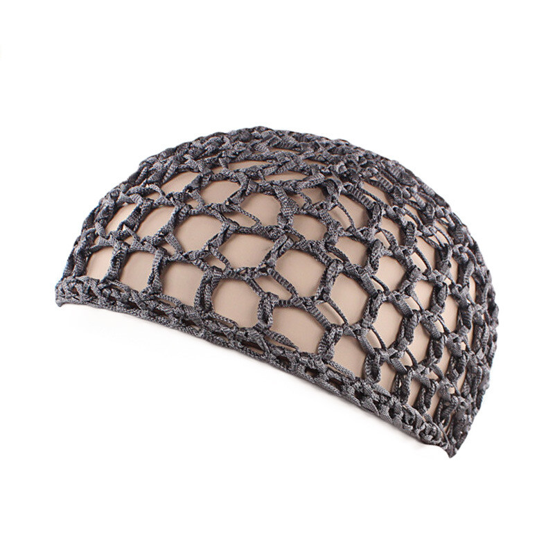 3× Mesh Hair Net Crochet Cap Sleeping Night Cover Fishnet Hairnet Hair ...
