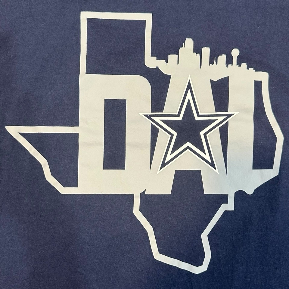 Nike Dallas Cowboys T-Shirt Men’s 3XL DAL Logo Tee Navy Blue Graphic | eBay