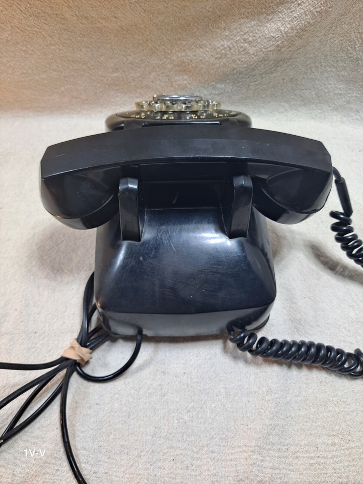 Vintage Phone 1963 Automatic Electric Monophone Blck Rotary Desk ...