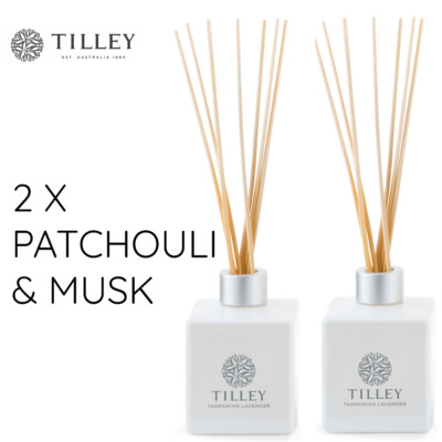 2 x Tilley Reed Diffusers PATCHOULI & MUSK 150ml Authentic | eBay Australia