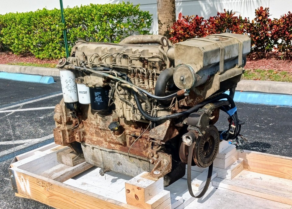 John Deere 6081AFM, Marine Diesel Engine, 375 HP @ 2400 RPM | eBay