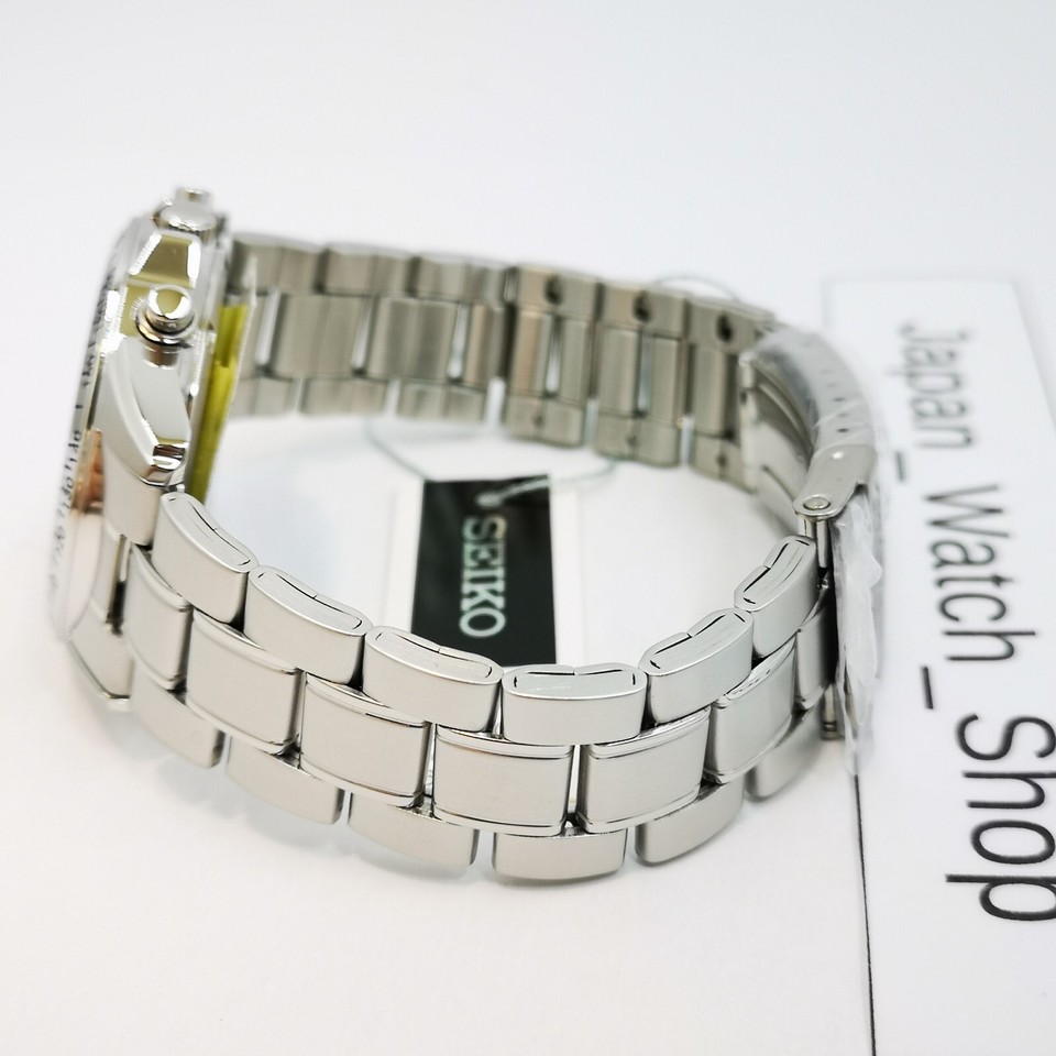 SEIKO SPIRIT SBTQ071 Blue Silver Chronograph Men's Watch New in Box | eBay