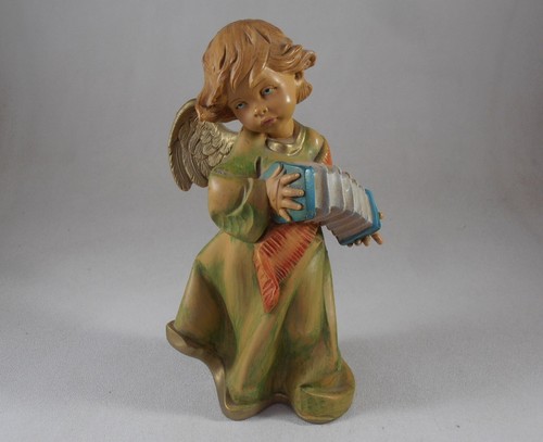 Fontanini Italy Simonetti Angel Playing Accordion 8” Nativity Figurine ...
