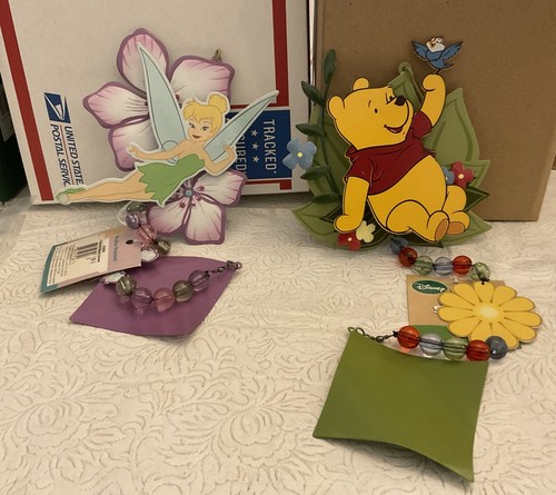 Disney Metal Spinners Set Of 2 Tinkerbell & Pooh | eBay