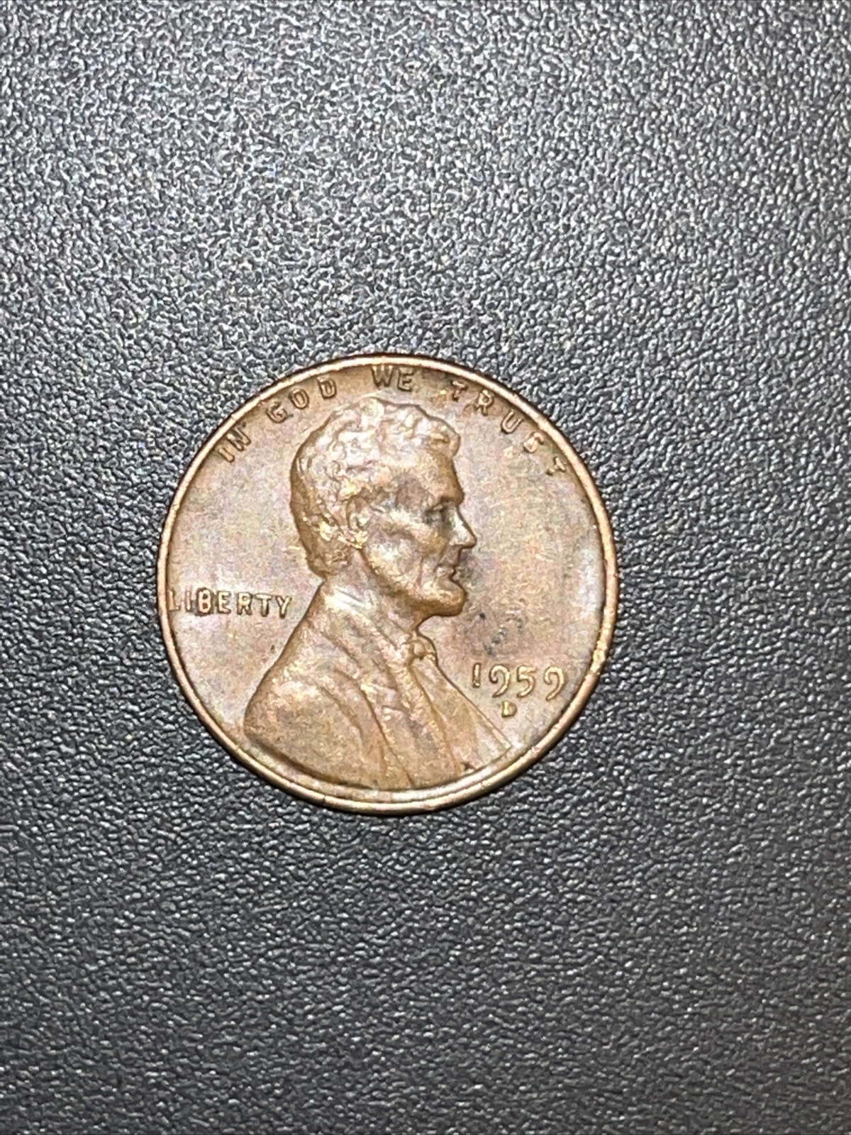 1959 D Lincoln Penny - "L" on Edge | eBay