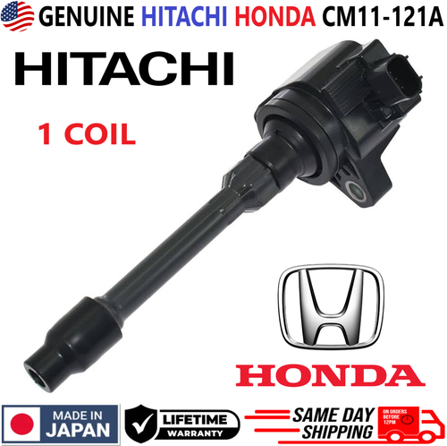 GENUINE HITACHI HONDA Ignition Coil For 2015-2021 Honda Civic Fit I4 ...