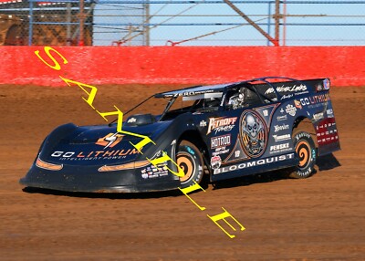 SCOTT BLOOMQUIST LATE MODEL CAR ON TRACK 13X19 GLOSSY POSTER #E5 | eBay