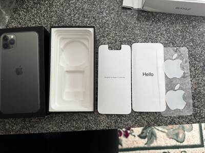 Genuine Apple BOX Only iPhone 11 Pro Max Midnight Green 64 GB Empty Box ...