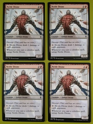 Nettle Drone x4 Battle for Zendikar 4x Playset Magic the Gathering MTG ...