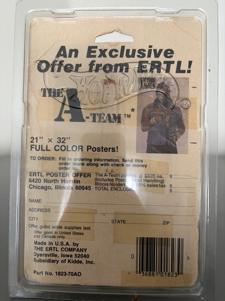 ERTL The A-Team GMC - signed by Captain “howling mad” Murdoch and Face ...
