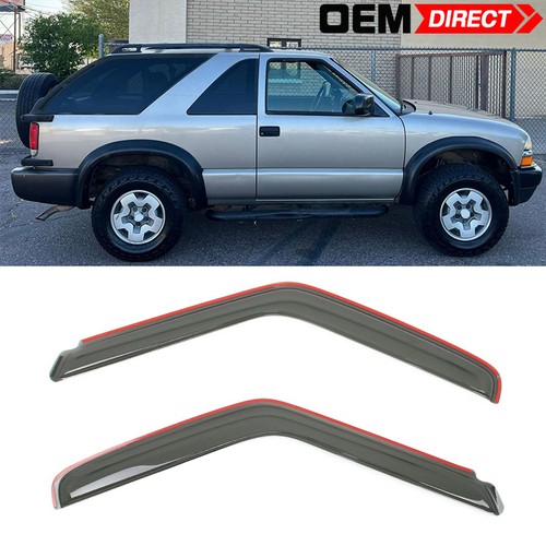 For 94-03 Chevy S10 Blazer GMC Sonoma In-Channel Window Visors Wind ...
