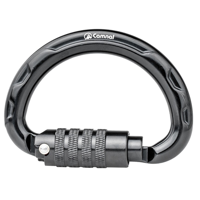 20KN Outdoor Climbing Carabiner Semi-Circle Auto Locking Carabiner ...