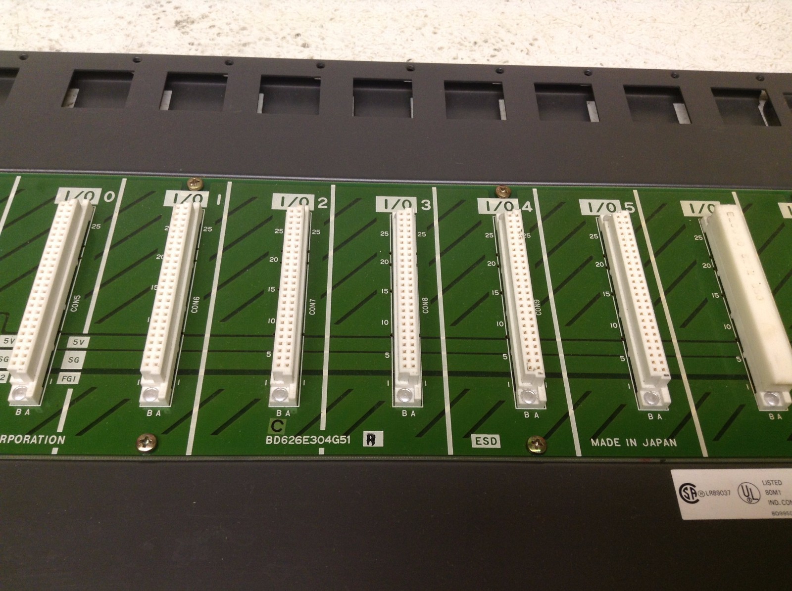 Mitsubishi Melsec A68B-UL Rack Chassis Unit A68BUL | eBay