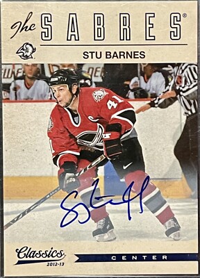2012-13 Panini Classics Signatures "Stu Barnes" | eBay
