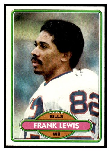 1980 Topps #293 Frank Lewis Buffalo Bills Excellent | eBay