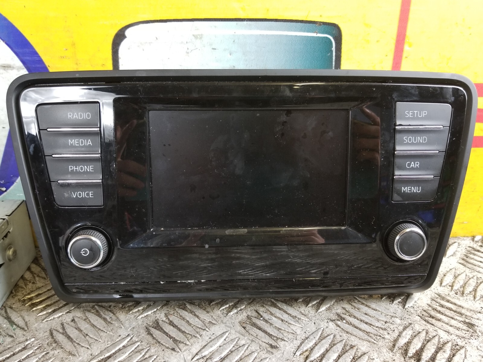 2015 SKODA OCTAVIA MK3 MULTIMEDIA HEAD UNIT AND SCREEN 5E0035842A ...