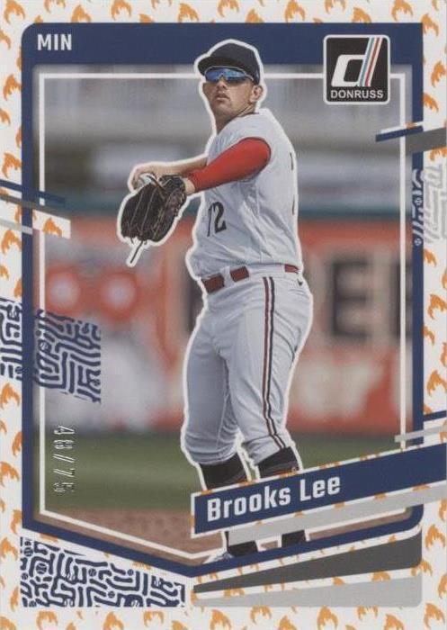 2023 Panini Donruss - Brooks Lee #107 On Fire /75 (RC) for sale online ...