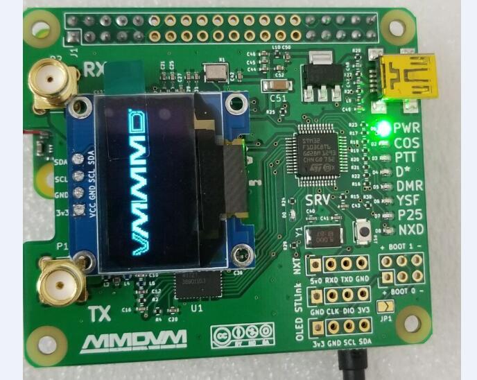 MMDVM_HS_Dual_Hat Duplex MMDVM Hotspot P25 DMR YSF NXDN Pi Revision 1.3 ...