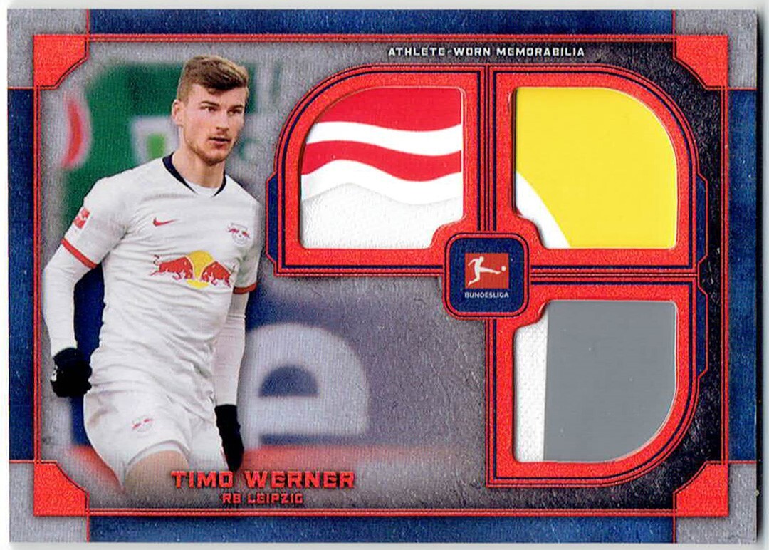 2019-20 Museum Bundesliga Single-Player Triple Relics Ruby TIMO WERNER ...