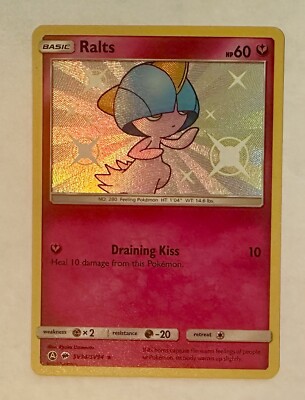 Ralts SV34/SV94 - Hidden Fates - NEAR MINT Shiny Vault Pokémon Card | eBay