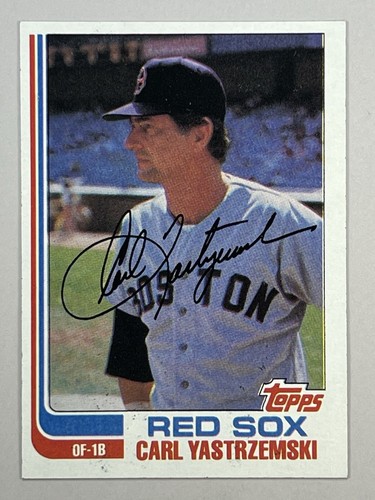 Carl Yastrzemski 1982 Topps #650 Boston Red Sox | eBay