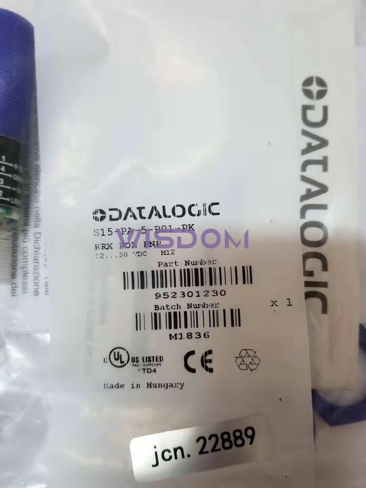 1PC New DATALOGIC Photoelectric switch sensor S15-PA-5-B01-PK ...
