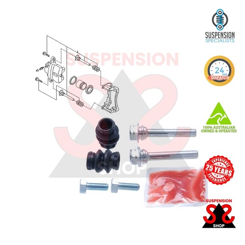 Rear Axle Guide Bolt, Slider Pin, Brake Caliper Suit NISSAN Note 1.4 ...