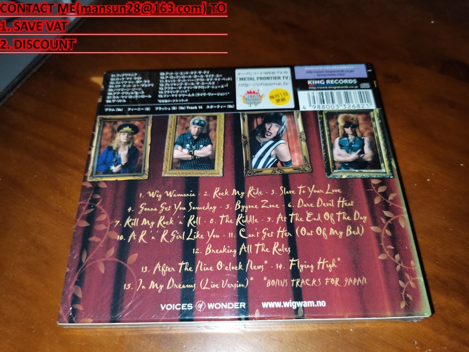 Wig Wam / Wig Wamania JAPAN+3 w/Sticker Slipcase 1ST PRESS D7 | eBay