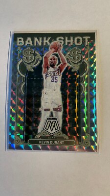 2023-24 Panini Mosaic Bank Shot Kevin Durant Silver Reactive 10 Phoenix ...