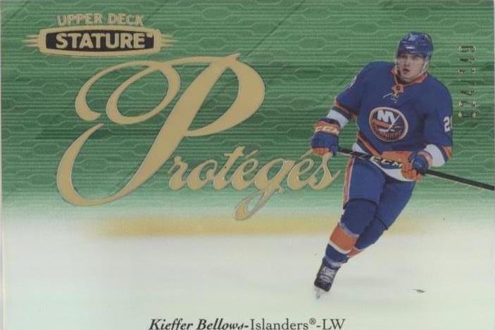 2020-21 Upper Deck Stature - Proteges Kieffer Bellows #P-21 Green /149 ...