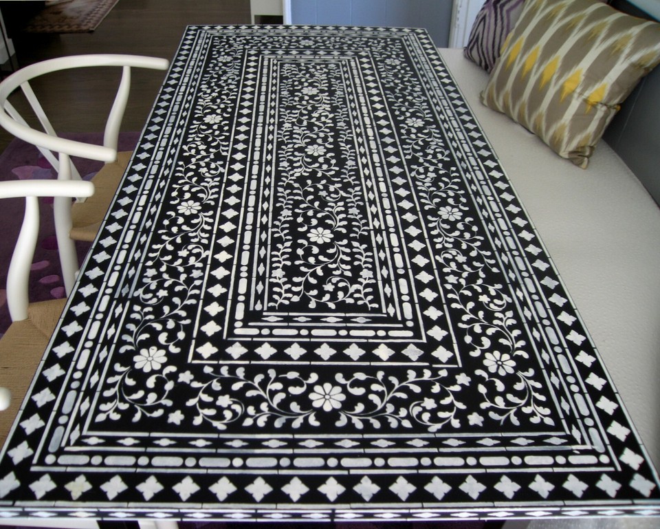 Indian Inlay Stencil - Designs for Inexpensive DIY Bone Inlay Furniture ...