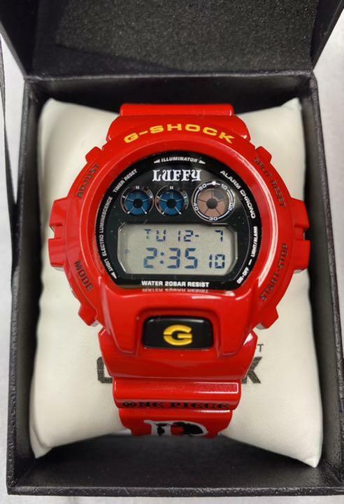 Casio G-SHOCK x One Piece Collaboration Limited Monkey D. Luffy Red ...