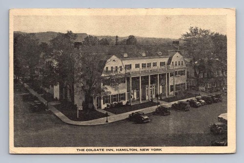 The Colgate Inn HAMILTON New York Antique Postcard 1933 | eBay