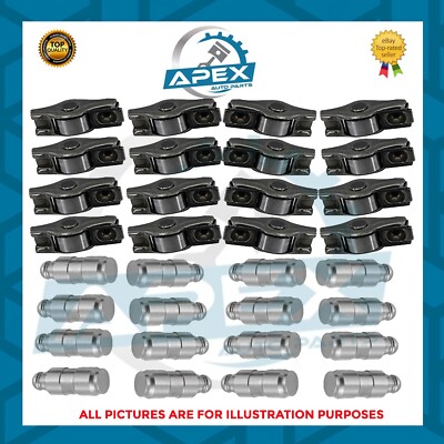 16 ROCKER ARMS HYDRAULIC CAM FOLLOWER LIFTERS VW TRANSPORTER CARAVELLE ...