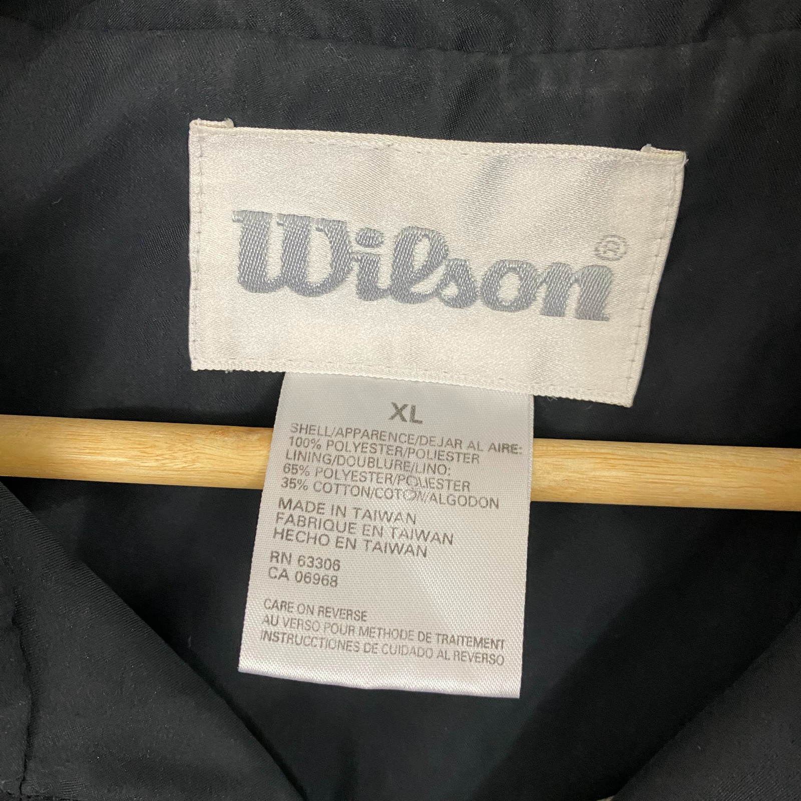 Wilson Full Zip Up Windbreaker Jacket Men's XL Tennis… - Gem