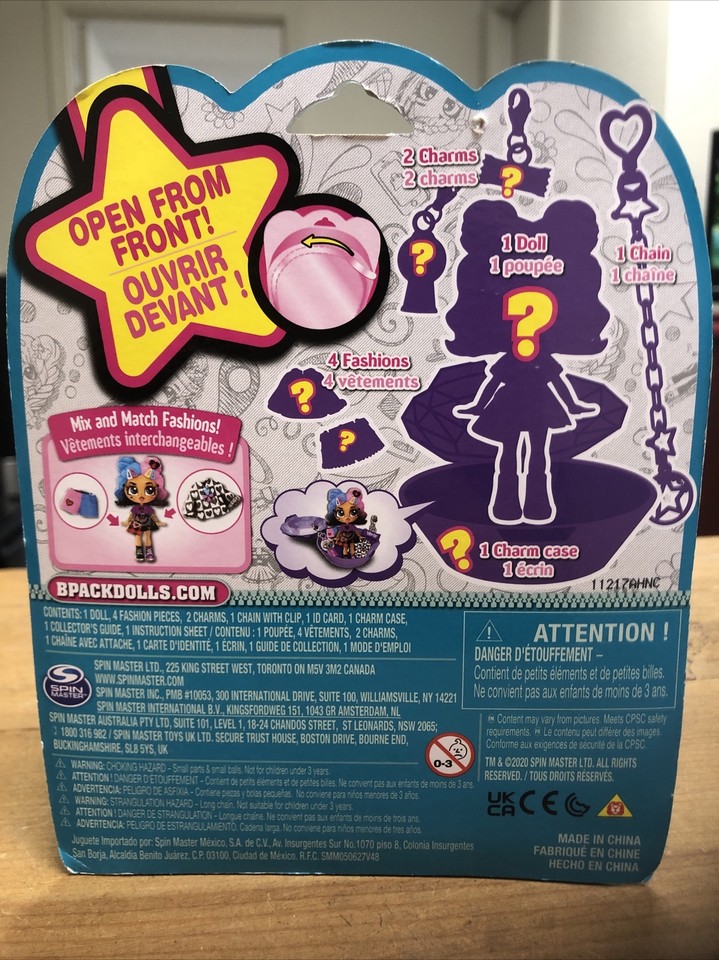 B Pack, 3.5-inch Collectible Doll with 9 Surprises, Series 1 (Style May ...