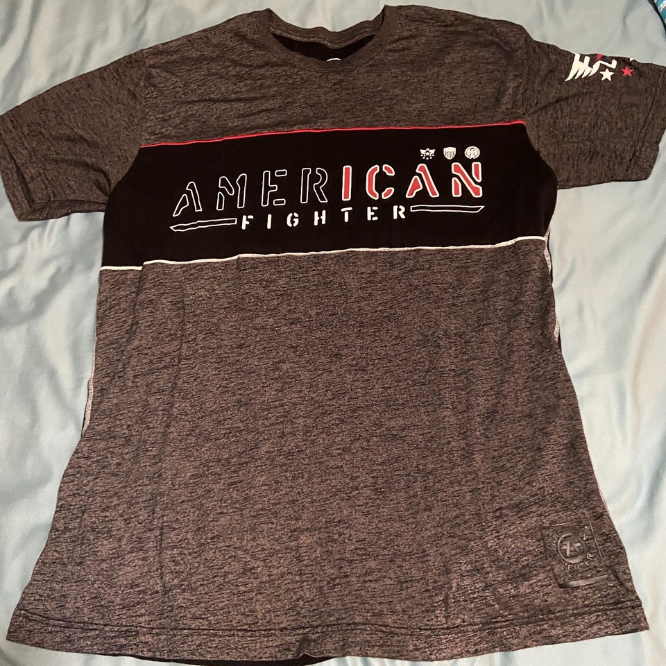 American Fighter by Affliction Mens XL T-shirt Gray | eBay