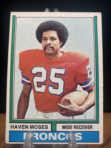 1974 Topps Haven Moses Denver Broncos #295 | eBay