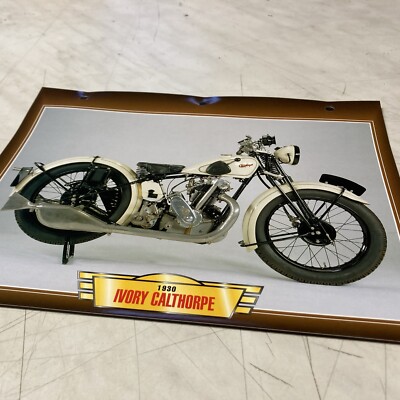 Ivory Calthorpe 250 1930 Motorcycle Passion Collection Atlas | eBay