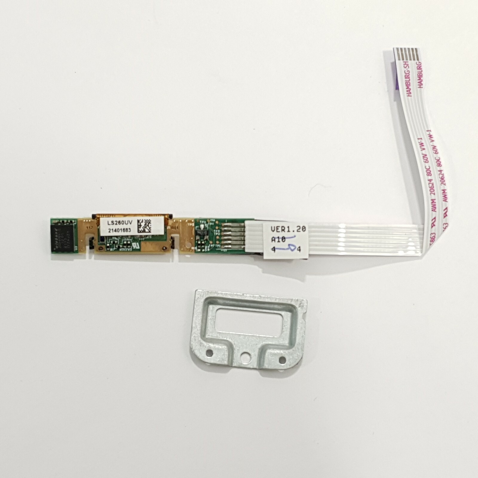 HP EliteBook 2560p Fingerprint Reader Board mit Halterung Fingerabdruck ...