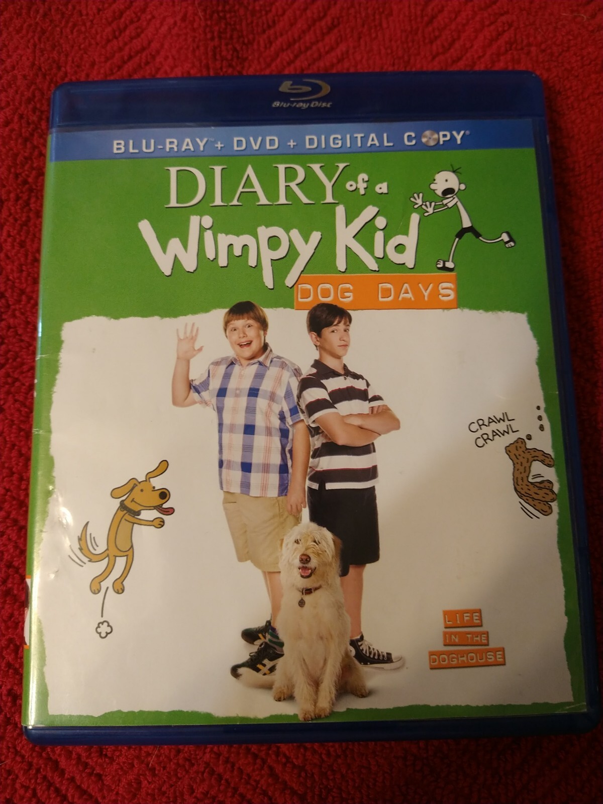 Diary of a Wimpy Kid: Dog Days (Blu-ray/DVD, 2012, 2-Disc Set, No ...