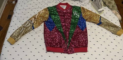 WWE AEW Macho Man Randy Savage Sequin Ring Jacket L Chalk Line | eBay