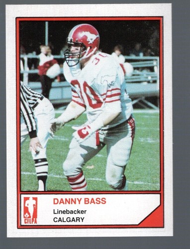Danny Bass 1983 JOGO CFL | eBay