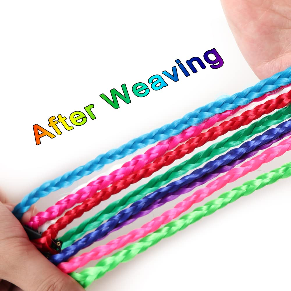 26 Pack Colored Party Highlights Clip in Hair Extensions for Girls 20 ...